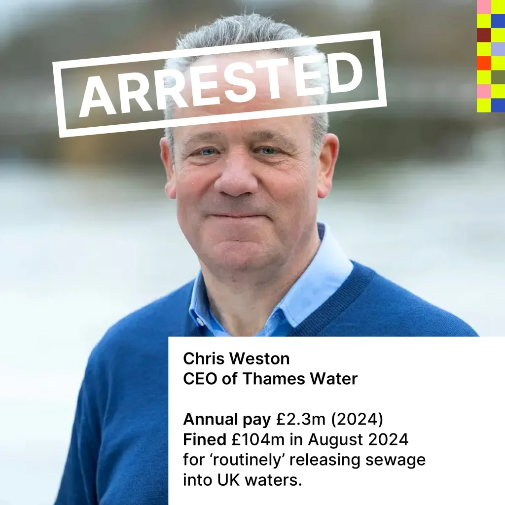 BREAKING: Thames Water CEO citizen’s arrested - CAN - Citizen’s Arrest ...